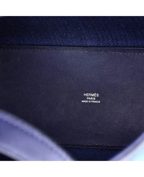 Hermès 27 Cabas H En Biais Tote Canvas With Leather