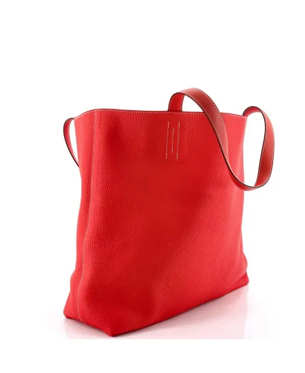 Hermès 45 Double Sens Tote Clemence And Swift