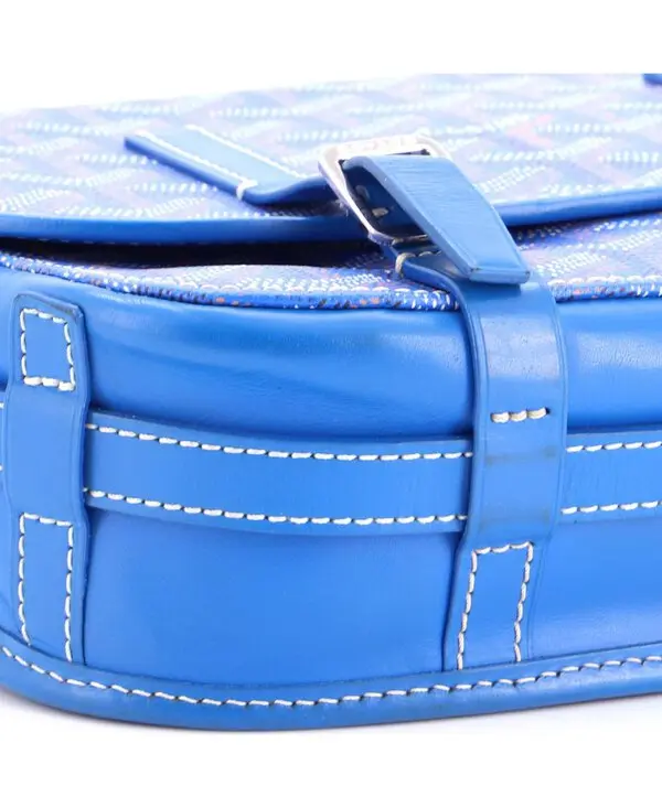 Goyard Pm Belvedere Messenger Bag Coated Canvas With Leather
