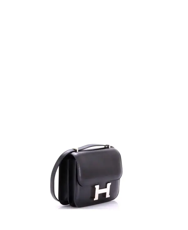 Hermès 18 Constance Nm Bag Tadelakt - Black