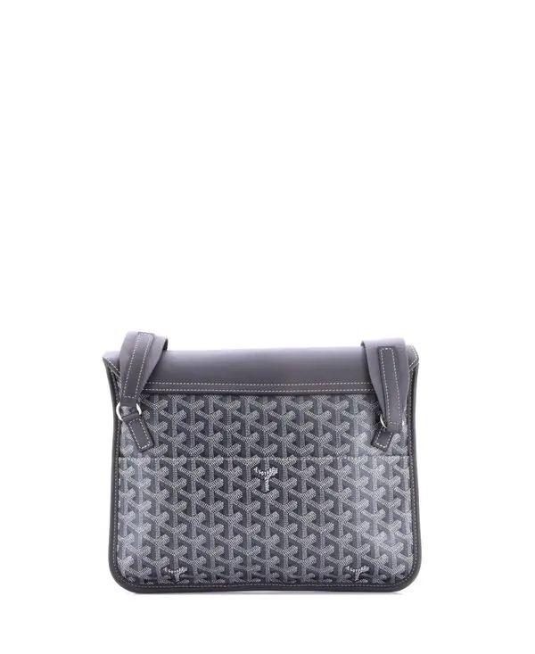 Goyard Coursier Messenger Bag Coated Canvas And Leather