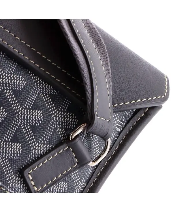 Goyard Coursier Messenger Bag Coated Canvas And Leather