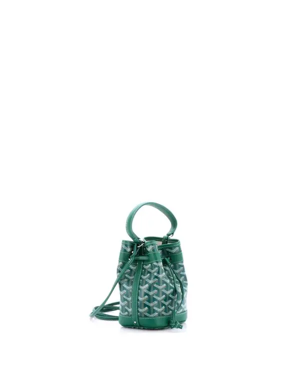Goyard Petit Flot Bucket Bag Coated Canvas