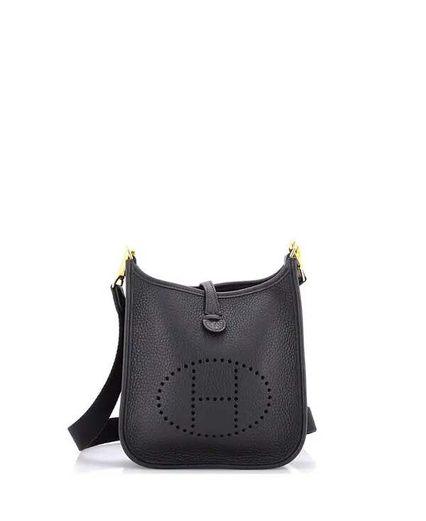 Hermès Tpm Evelyne Bag Gen Iii Clemence - Black