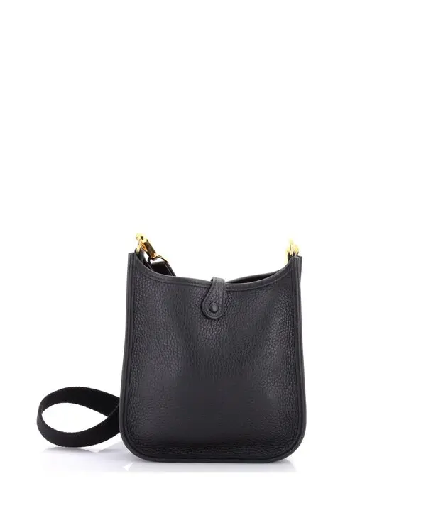 Hermès Tpm Evelyne Bag Gen Iii Clemence - Black