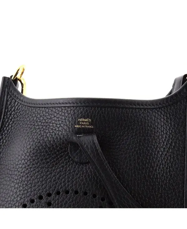Hermès Tpm Evelyne Bag Gen Iii Clemence - Black