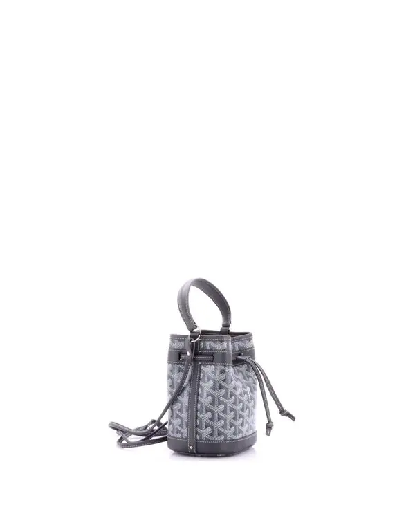 Goyard Petit Flot Bucket Bag Coated Canvas