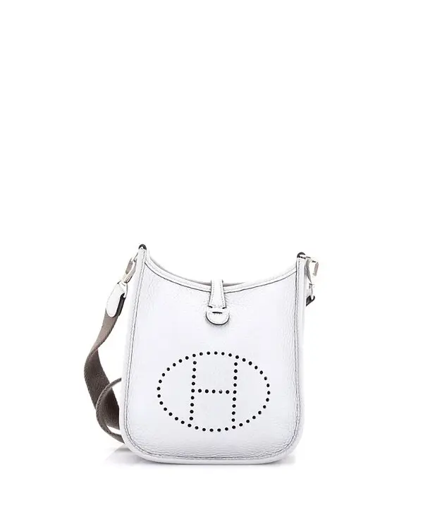 Hermès Tpm Evelyne Bag Gen Iii Clemence - Blue