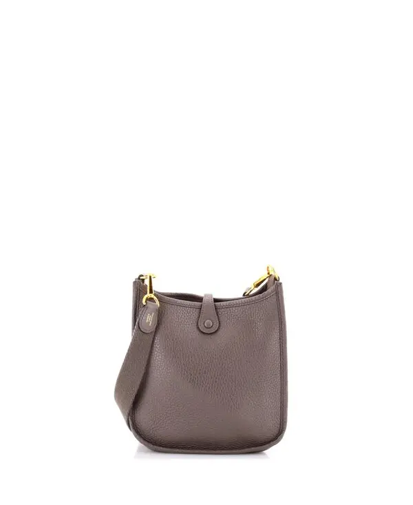 Hermès Tpm Evelyne Bag Gen Iii Clemence - Gray