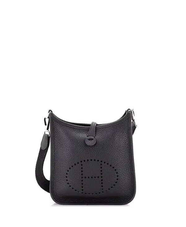 Hermès Tpm Evelyne Bag Gen Iii Clemence - Black
