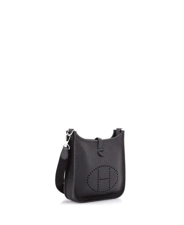 Hermès Tpm Evelyne Bag Gen Iii Clemence - Black