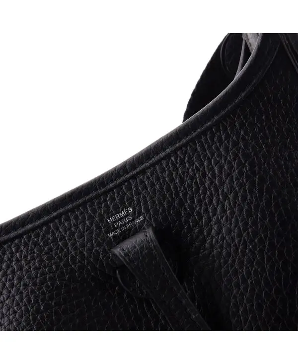 Hermès Tpm Evelyne Bag Gen Iii Clemence - Black