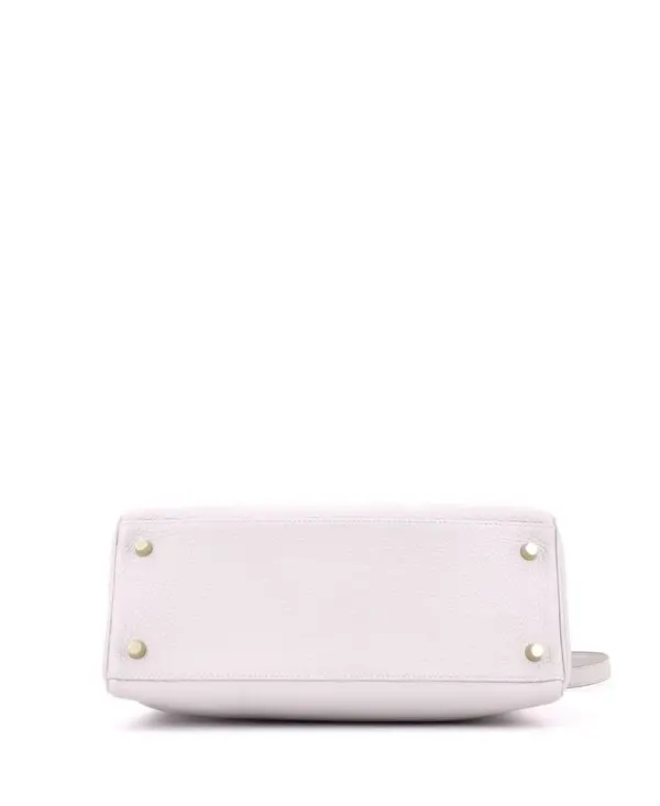 Hermès Kelly 28 Handbag Grey Togo With Gold Hardware