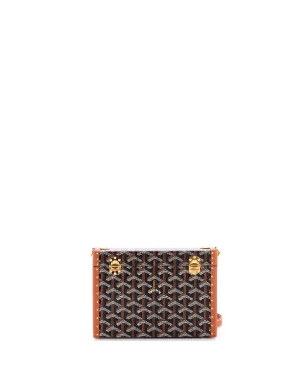 Goyard Pm Cassette Trunk Shoulder Bag Coated Canvas