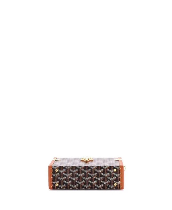 Goyard Pm Cassette Trunk Shoulder Bag Coated Canvas