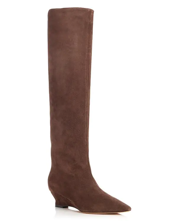 Le Monde Beryl Camille Suede Knee High Boots - Chocolate