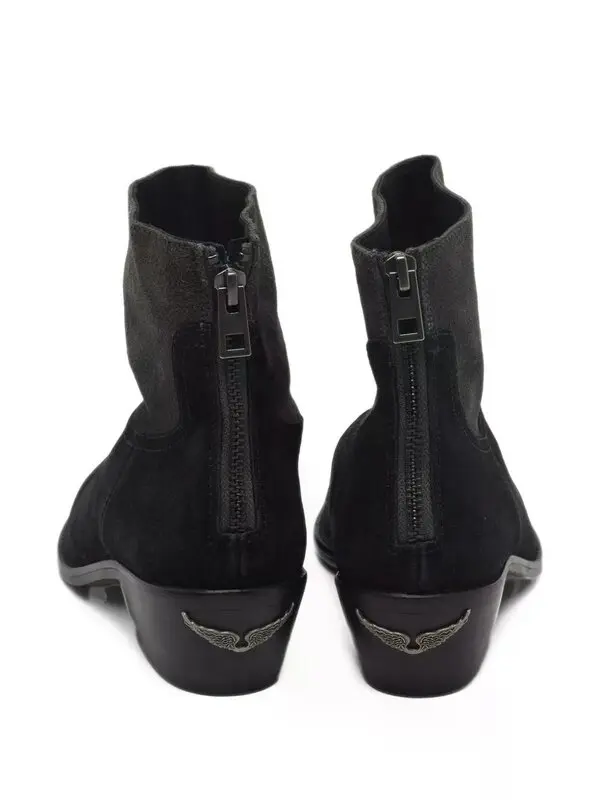 Zadig&Voltaire Teddy Panelled Ankle Boots