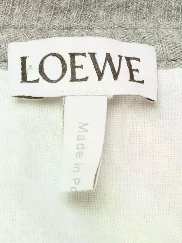 Loewe Anagram Rib-knit Maxi Dress