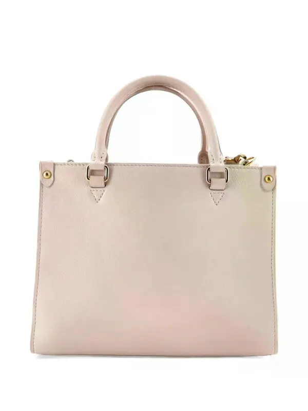 LOUIS VUITTON Lock & Go Handbag Leather Tote Bag - Neutrals