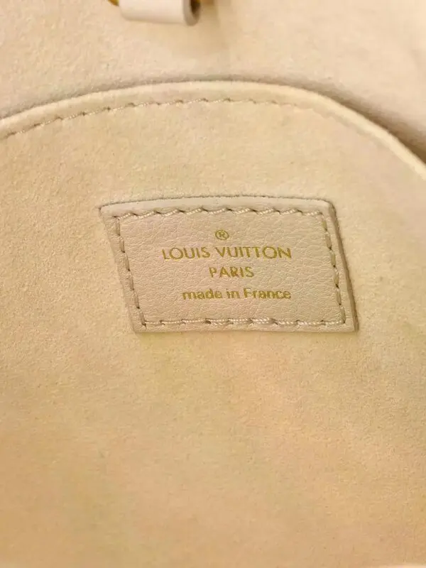 LOUIS VUITTON Lock & Go Handbag Leather Tote Bag - Neutrals