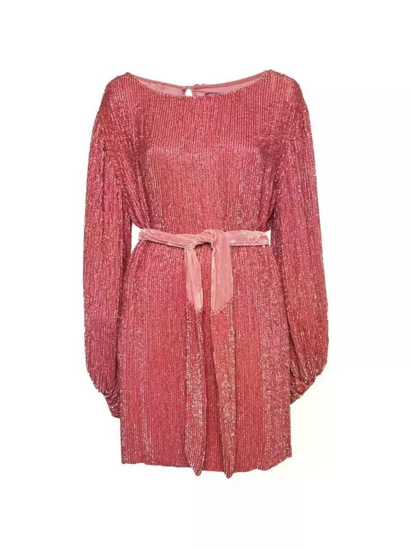Retrofete Grace Sequin-embellished Mini Dress - Red