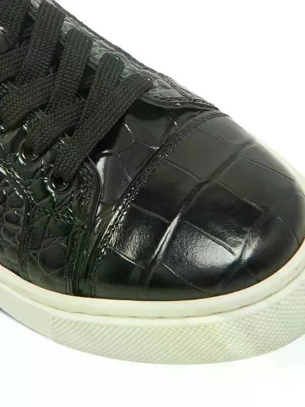 CHRISTIAN LOUBOUTIN Vierissima Croc-embossed Sneakers