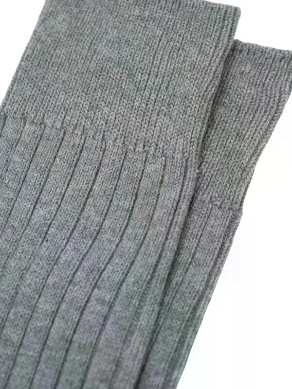 LADY WHITE CO. Lw-c Ribbed-knit Socks