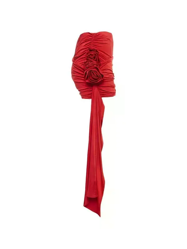 Magda Butrym Draped Double-sash Mini Skirt