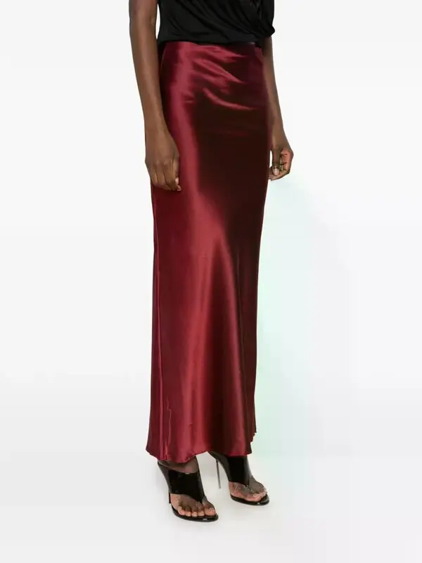 Cult Gaia Satin-finish Maxi Skirt