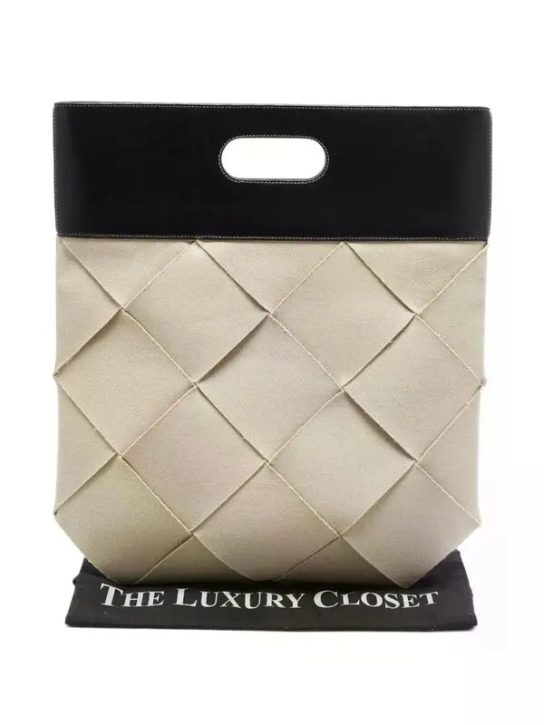 Bottega Veneta Slip Intrecciato-canvas Tote Bag