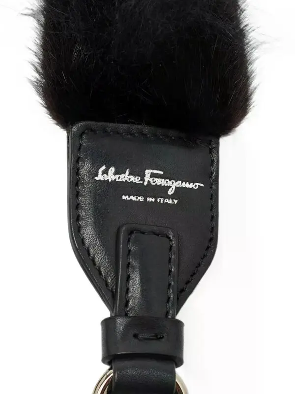 FERRAGAMO Goat Fur Shoulder Strap