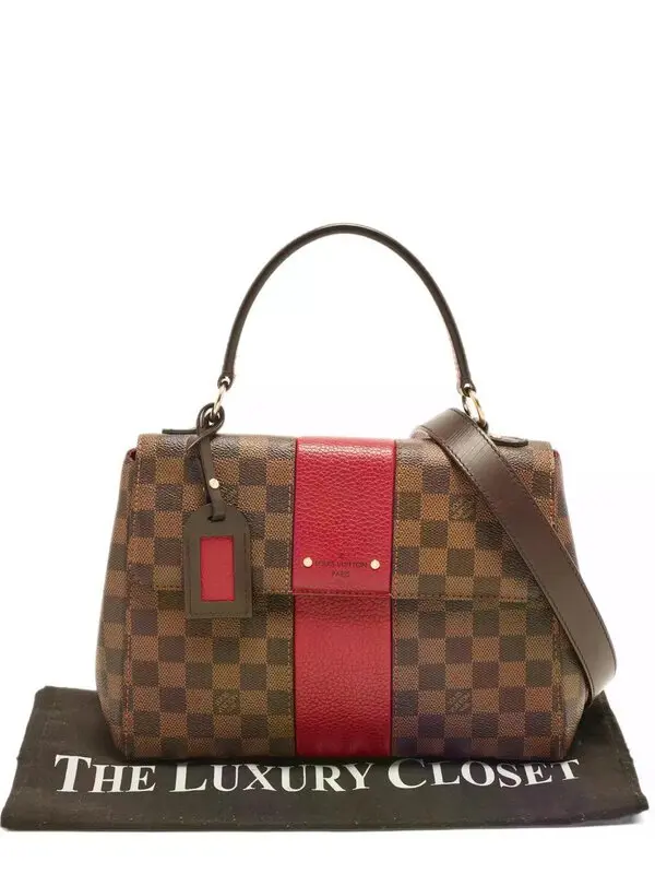 LOUIS VUITTON 2018 Bond Street Damier Ebene Handbag