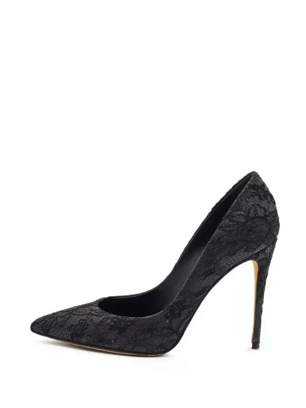 Dolce & Gabbana Cardinale Lace Pumps - Black