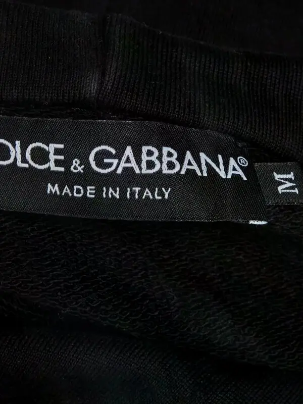 Dolce & Gabbana Dg-logo Hoodie - Black