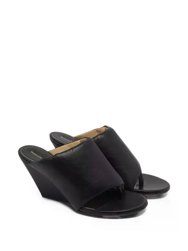 Proenza Schouler Leather Wedge Sandals