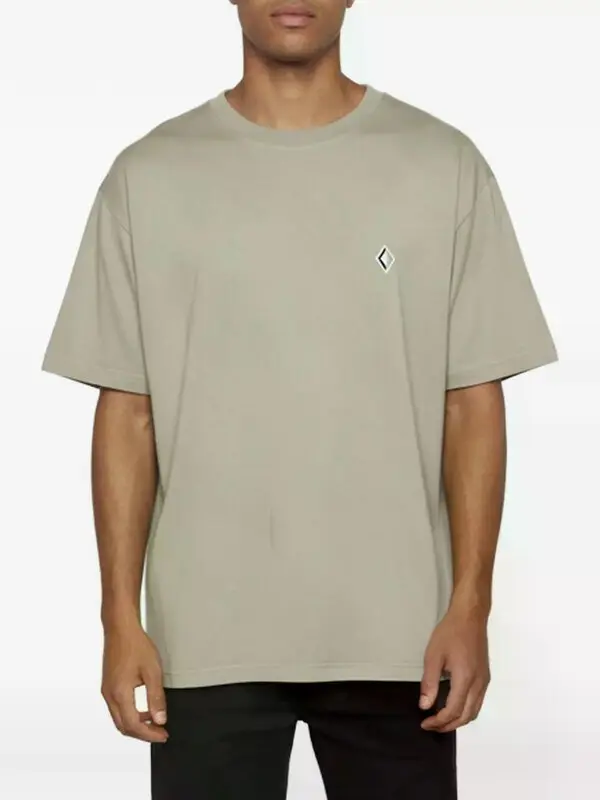 Dior Diamond-logo Cotton T-shirt - Green