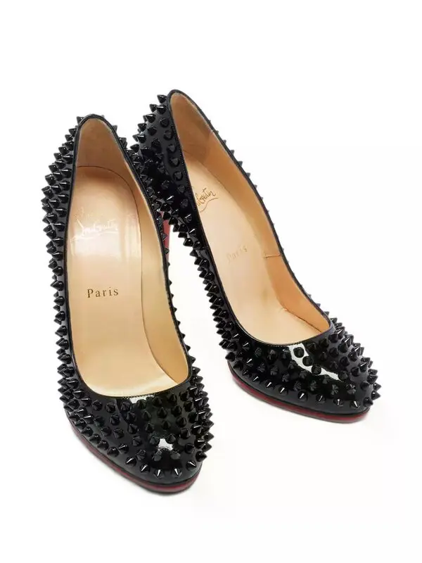 CHRISTIAN LOUBOUTIN Spiked Patent-finish Pumps