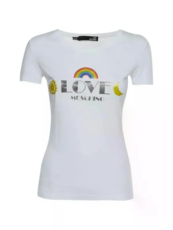 Moschino Logo-print Jersey T-shirt