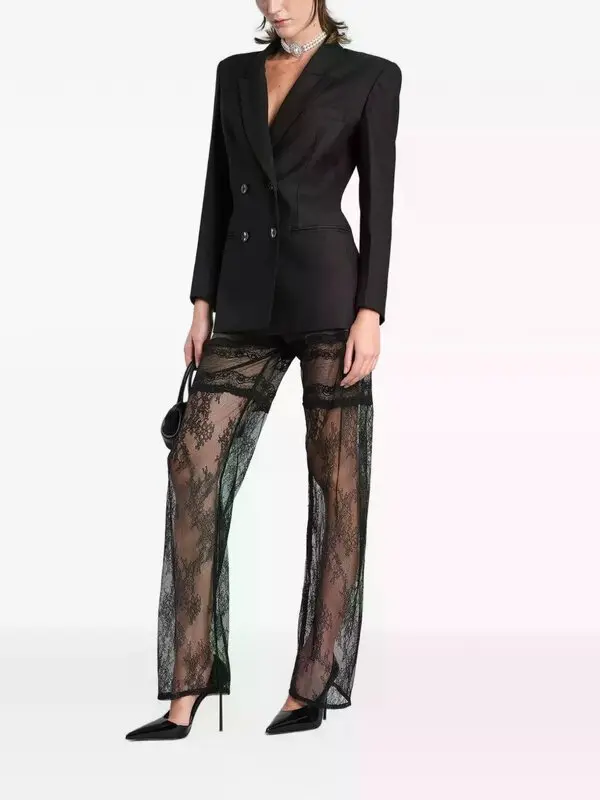 Blumarine Lace-panelled Jeans