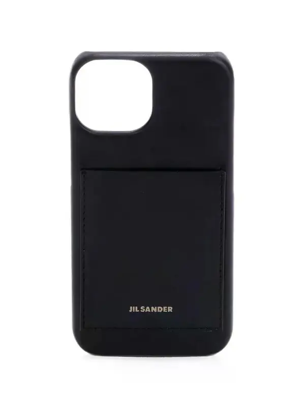 JIL SANDER Logo-print Leather Iphone 16 Pro Case