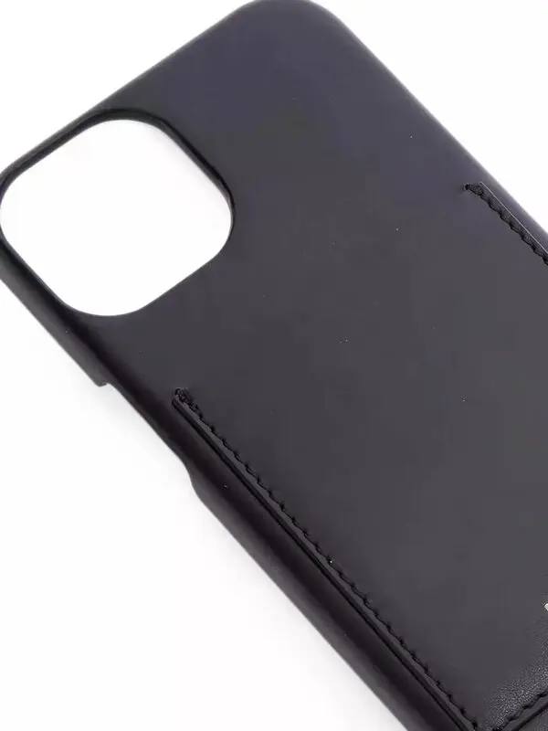 JIL SANDER Logo-print Leather Iphone 16 Pro Case