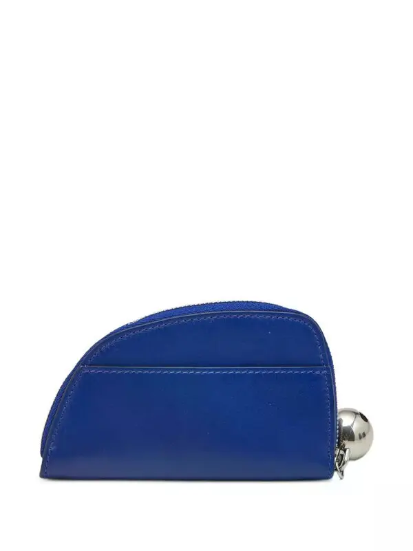 Burberry Shield Leather Coin Purse - Blue