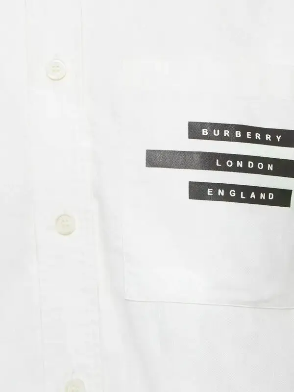 Burberry Logo Tape Oxford Shirt