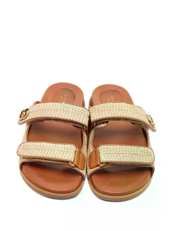 Gucci Interlocking G Flat Sandals
