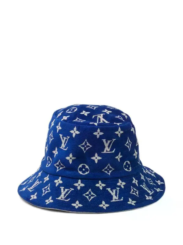 LOUIS VUITTON Monogram Match Bucket Hat