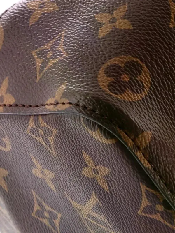LOUIS VUITTON Neonoe Handbag Monogram Canvas With Leather Mm Bucket Bag - Brown