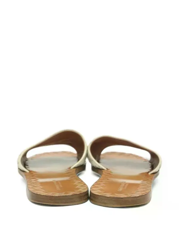Bottega Veneta Ravello Intrecciato Slide Sandals
