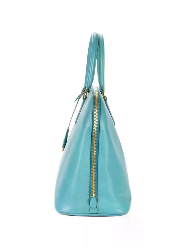 Prada Large Promenade Leather Tote Bag