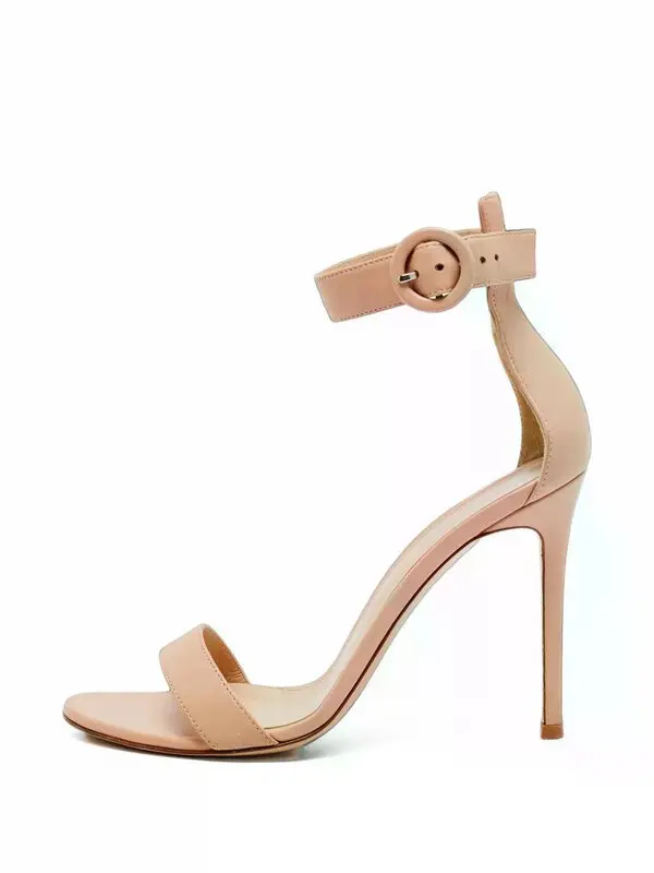 GIANVITO ROSSI Portofino Leather Ankle-strap Sandals