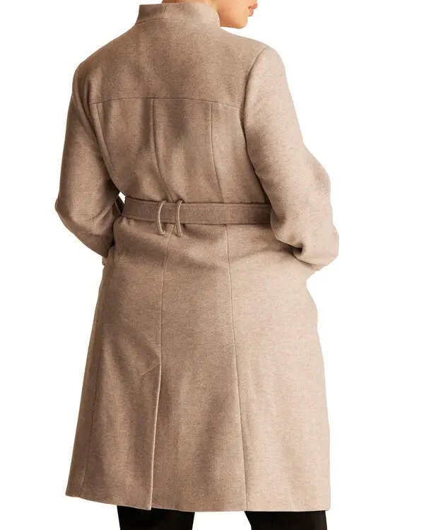 ESTELLE Ren Asymmetric Belted Coat